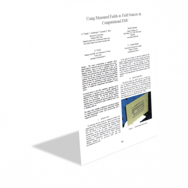 Using Measured Fields as Field Sources in Computational EMC