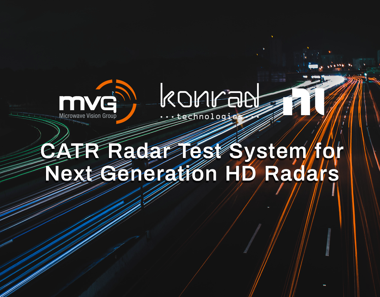 Press Release: MVG, KT and NI Partner on a New Generation CATR Radar ...