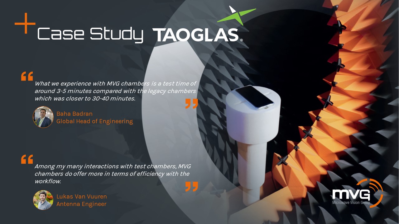 MVG multi-probe techno supports Taoglas product dev & drives customer ...