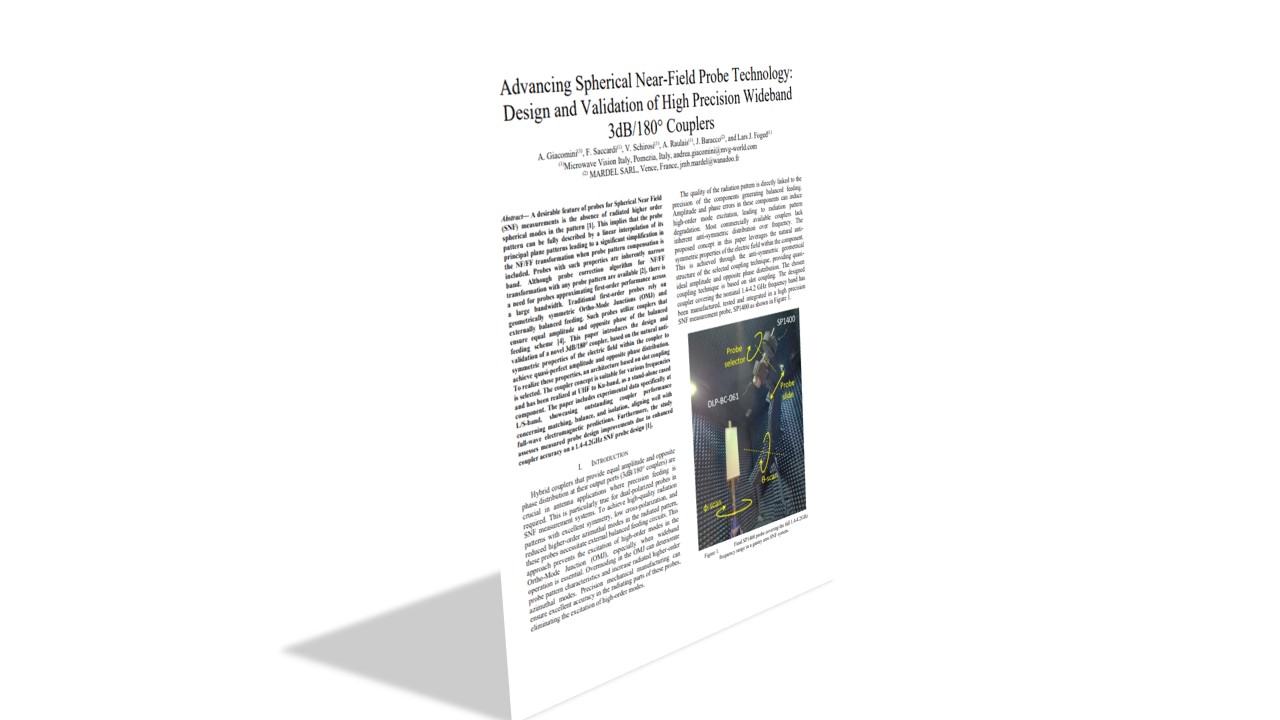 Advancing Spherical Near-Field Probe Technology Design and Validation ...