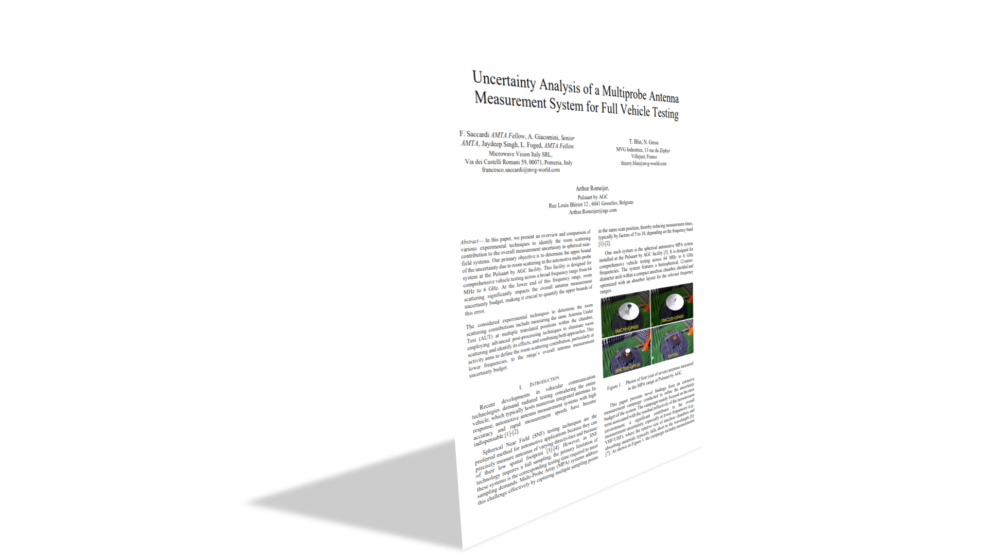 Uncertainty Analysis of a Multiprobe Antenna Measurement System for ...