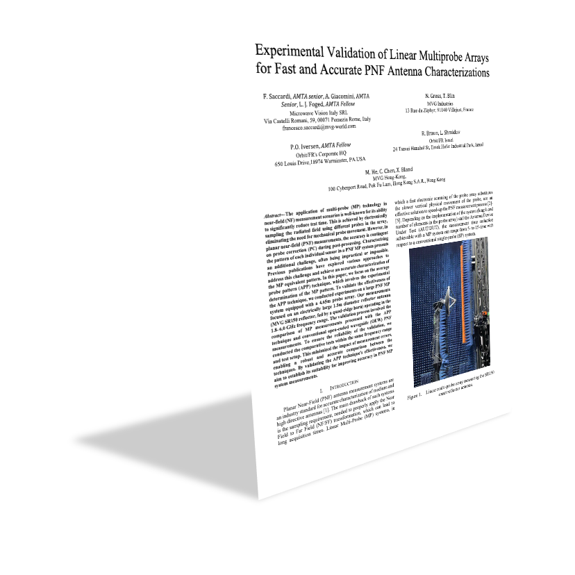 Experimental Validation of Linear Multiprobe Arrays for Fast and ... Experimental Validation of Linear Multiprobe Arrays for Fast and ...