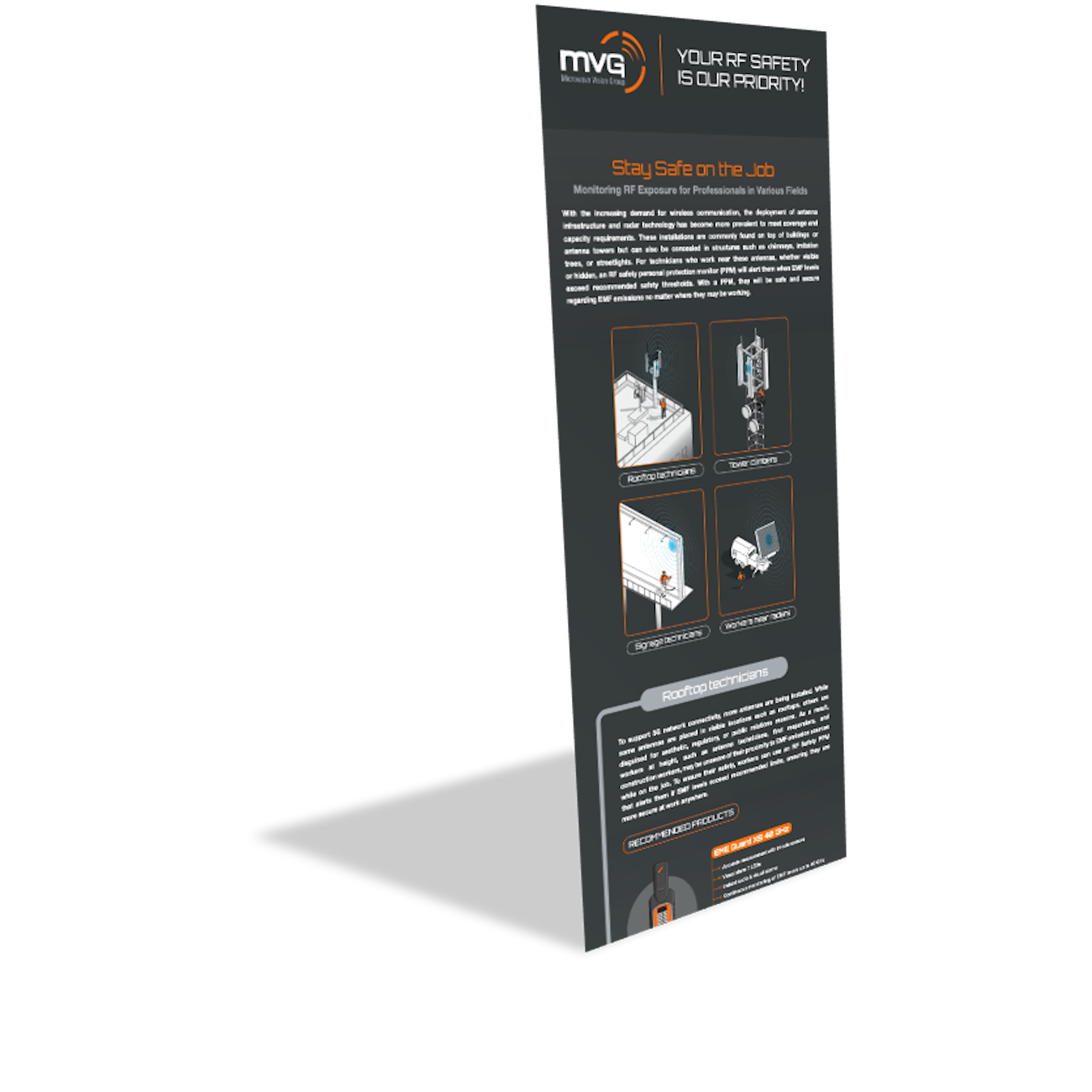 Infographic - Stay safe on the job - Monitor RF exposure